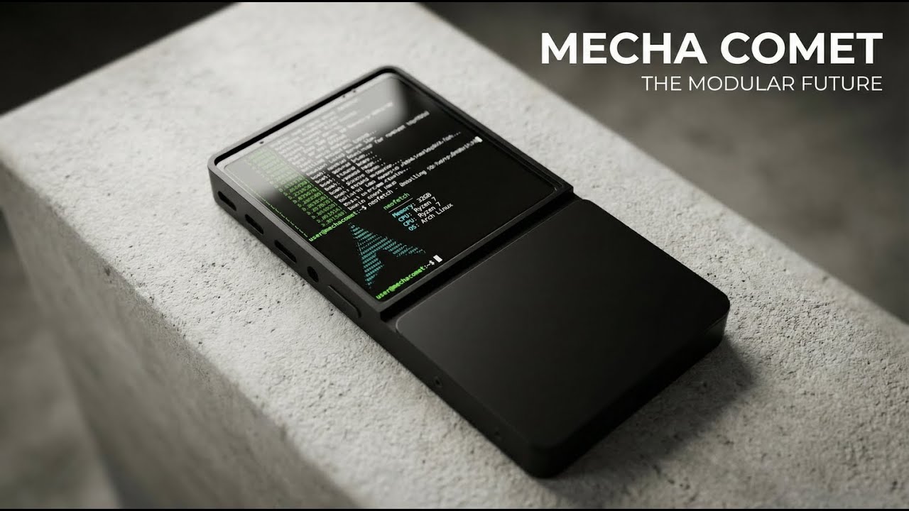 Mecha Comet: A Modular Linux Handheld for Power Users