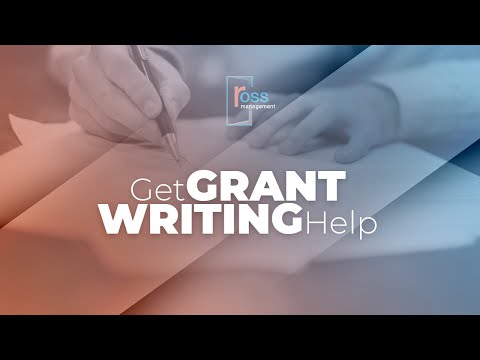 Get Grant Writing Help from Ross Management Group