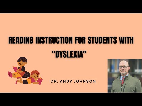 DYSLEXIA.READING INSTRUCTION