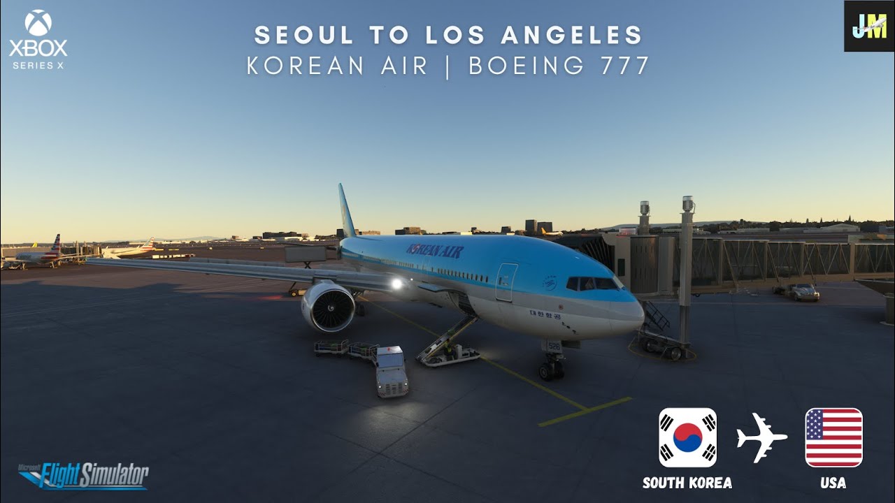 Seoul to Los Angeles with Korean Air on the Boeing 777 | 4K - Videos ...
