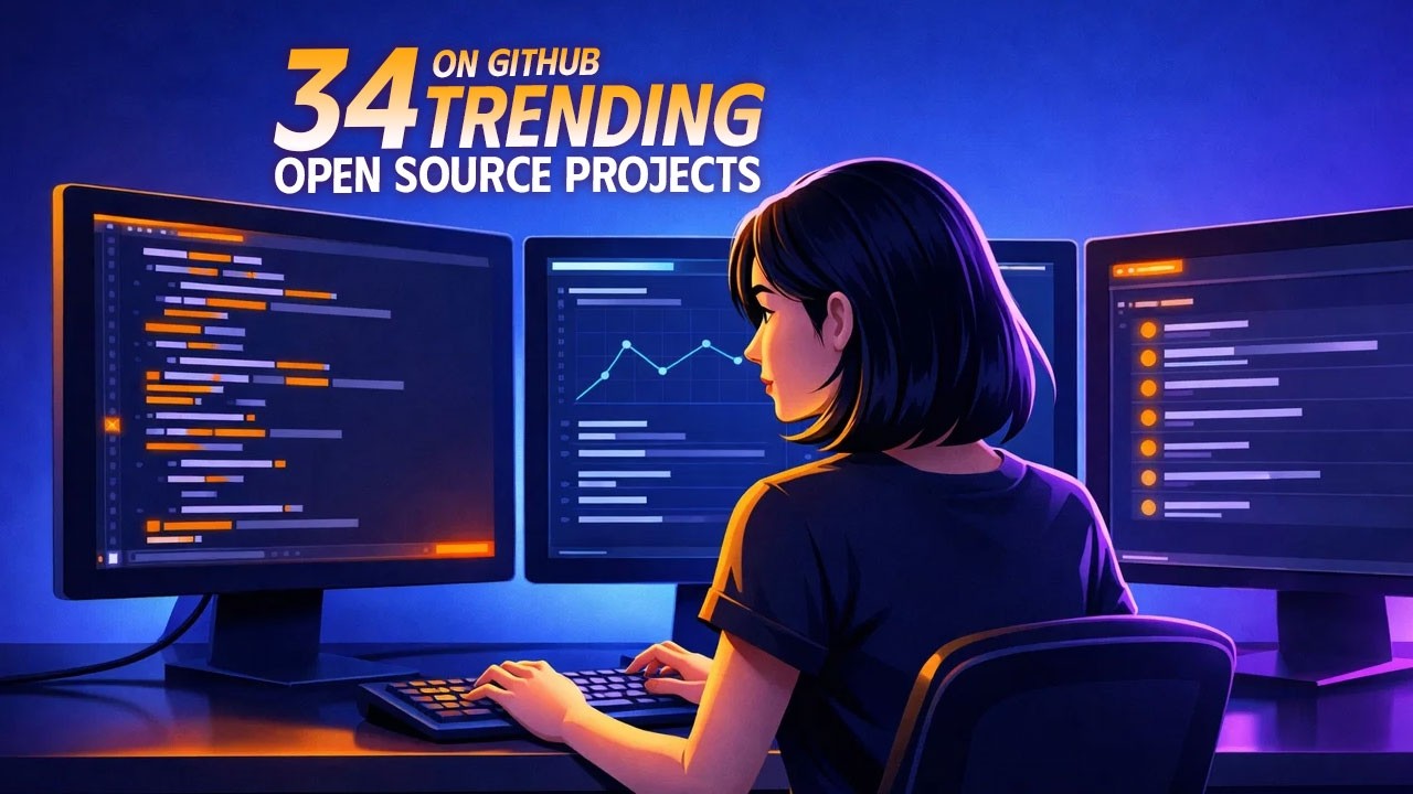 GitHub Trending Today #25: 34 Open Source Projects You Need to See This Week