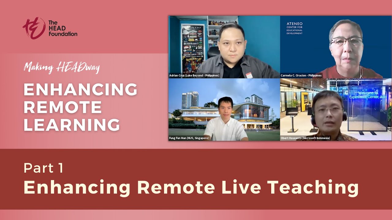 Part 1: Enhancing Remote Live Teaching | Enhancing Remote Learning | Making HEADway