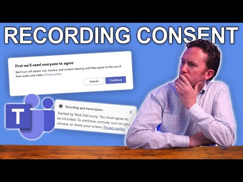 Microsoft Teams: Set Recording Consent