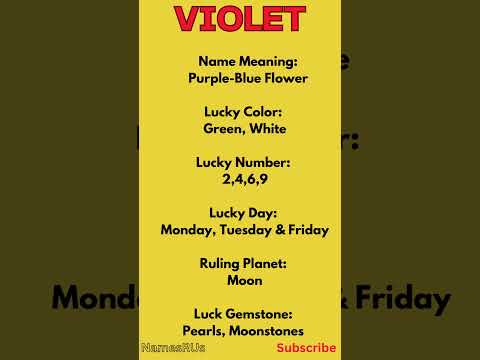 Violet Name Meaning #shorts #namemeaning #violet