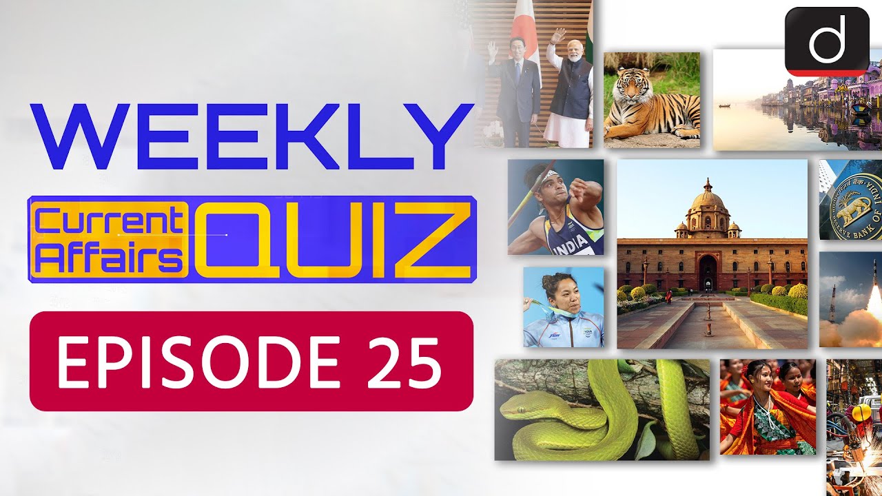 Weekly Current Affairs Quiz Episode 25 | UPSC 2023 Prelims Quiz | Drishti IAS