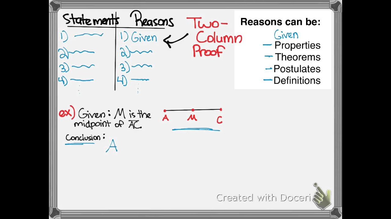 2-5 Algebraic Proofs