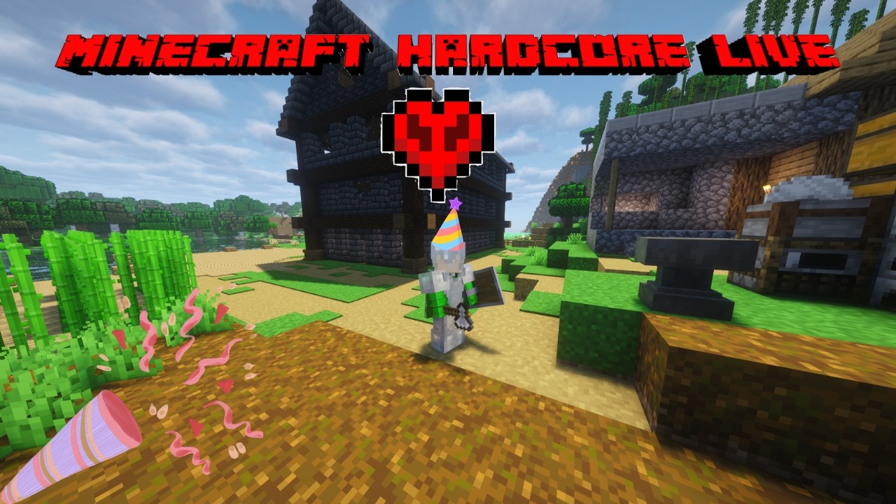 Birthday Chill Minecraft Hardcore Live #minecraft #wutheringwaves #genshinimpact #pngtuber