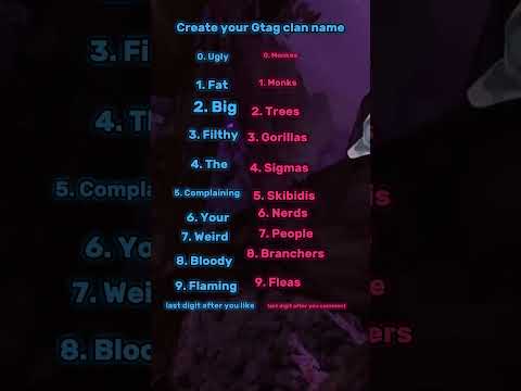 Create your Gtag clan name (FULL) #oculus #vr #gtag #gorillatag #gorillatagfun