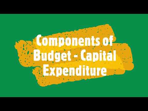 Government Budget - Components Part 2 - Capital Expenditure - CBSE Grade 12 Economics