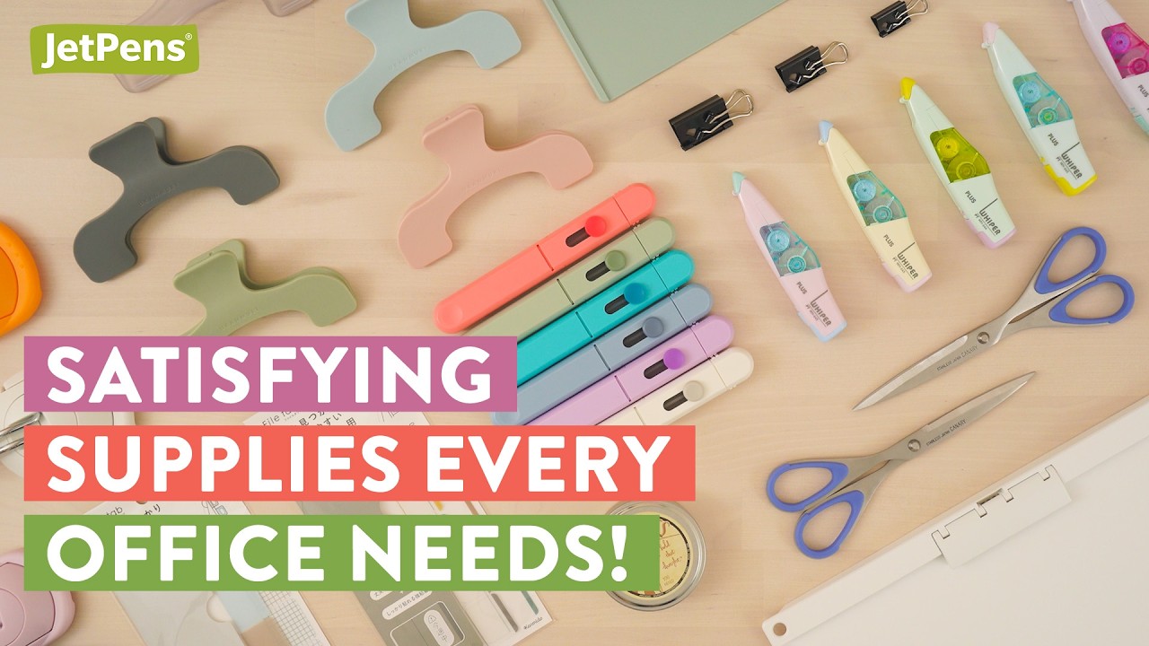 These simple office supplies are SO SATISFYING! 😌