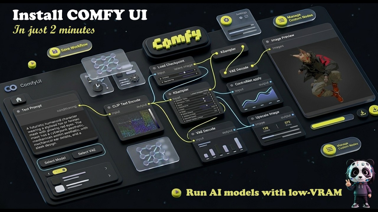 Run AI on Low VRAM! ComfyUI Installation + Dynamic VRAM Update