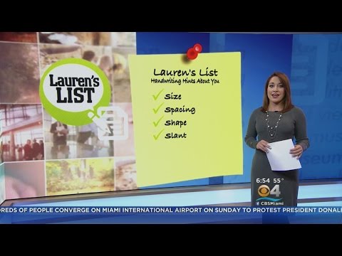 Lauren’s List: What Your Handwriting Says About You