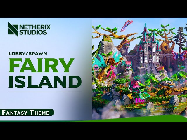 Fairy Island Spawn/Lobby | Fantasy Theme Minecraft Map