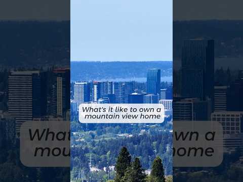 A mountain-view home in Bellevue’s top school district! #buyinghome #realestate #seattle #housetour