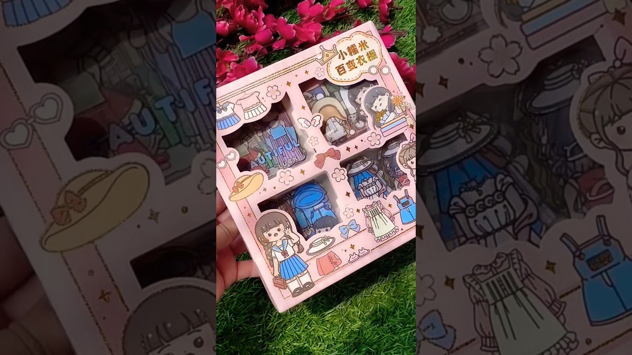 Cutest Kawaii Sticker100 Pcs Box set 🎀💖✨ #kawaii #sticker #cute #stickers #stationery #stationary