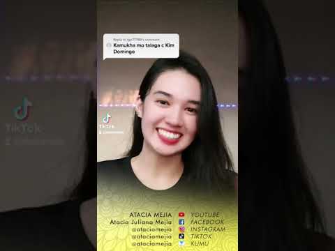 Kamukha ko raw si Ms. Kim Domingo! - 2021 09 26 #Shorts | ATACIA MEJIA