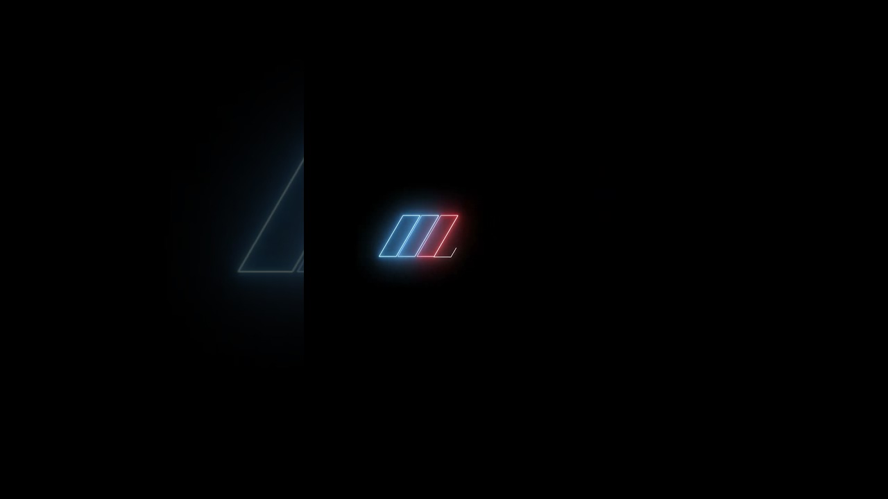 BMW ///M Logo - Neon Reveal