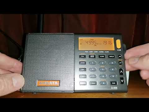 RWM time signal from Moscow, Russia, 4996 kHz USB, on XHDATA D-808