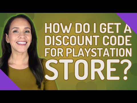 How do I get a discount code for PlayStation Store?