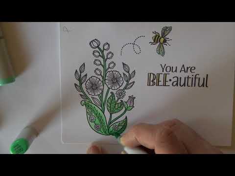 CCR   "Beeutiful"  Copic Coloring