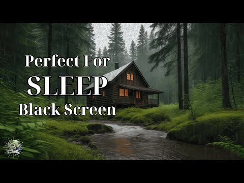 10 Hour BLACK SCREEN With Relaxing Rain Sounds for Sleep & Relaxation.
