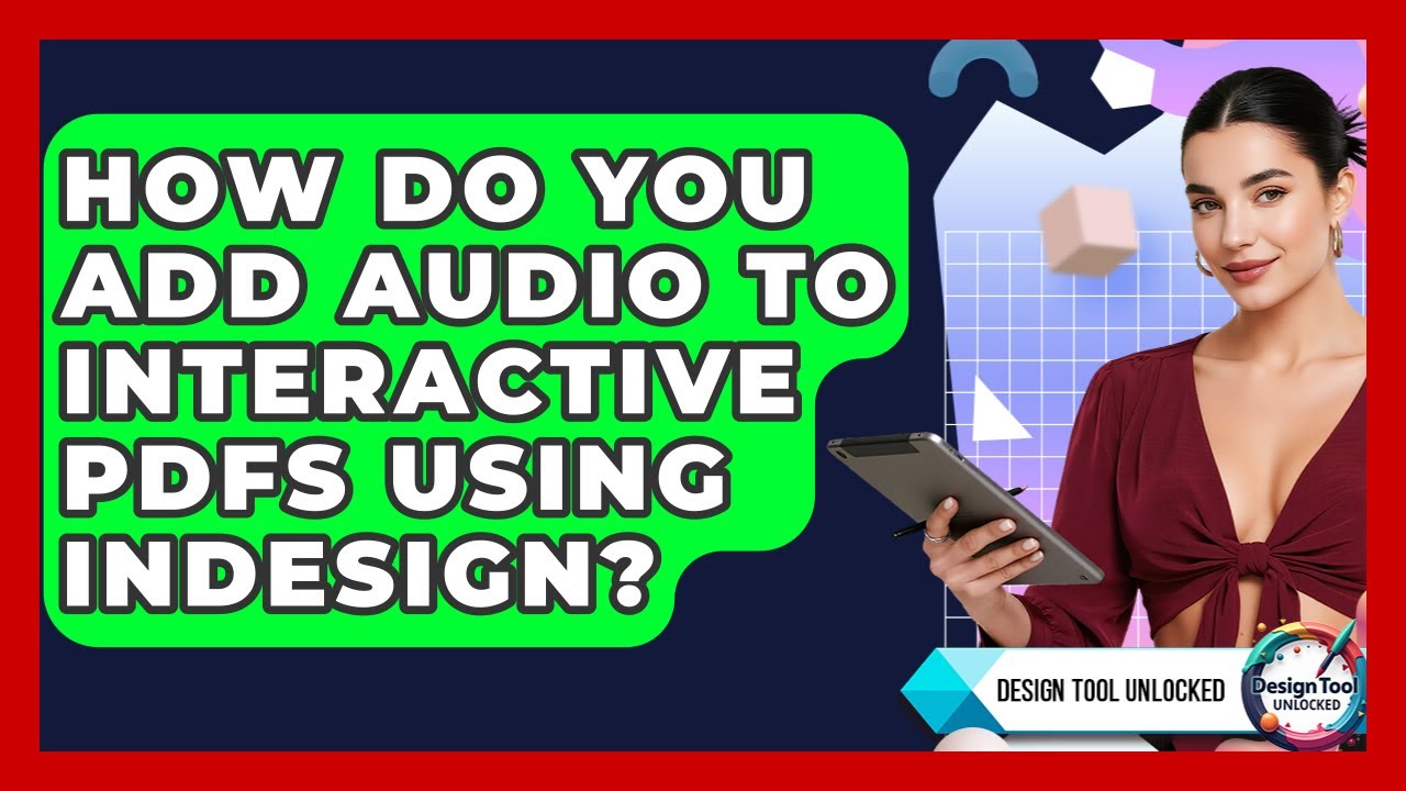 How Do You Add Audio To Interactive PDFs Using InDesign? - Design Tool Unlocked