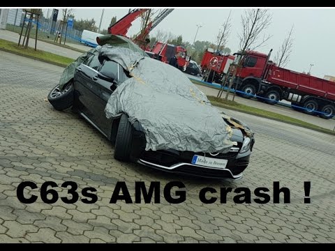 Why Was This Mercedes-AMG C63 S Wrecked on Purpose During a Drift ...