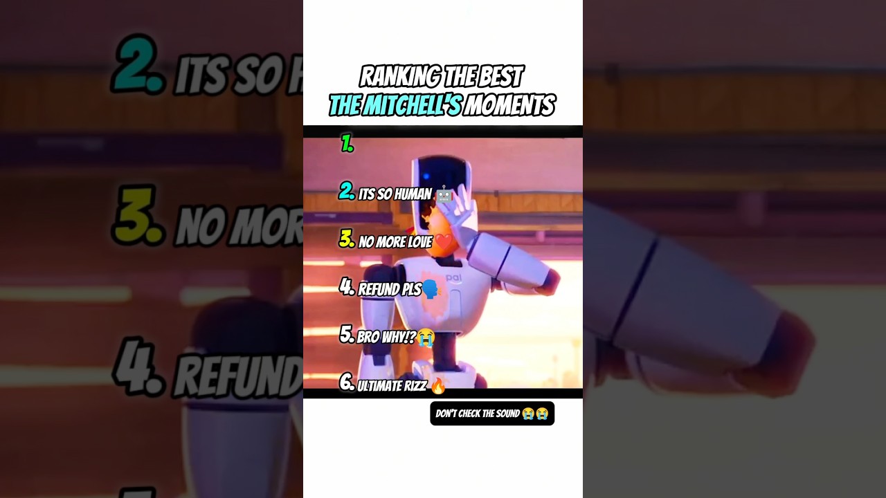 Ranking The Mitchells VS The Machines Moments 😭😭
