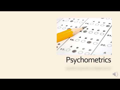 Introduction to NeuroPsychology Testing: Psychometrics