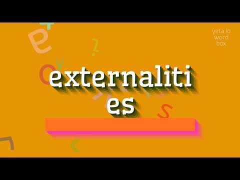 How to say "externalities"! (High Quality Voices)