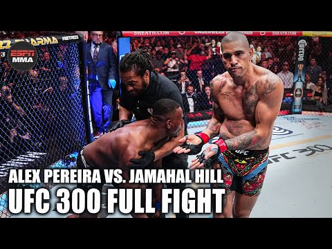 UFC FULL FIGHT: Alex Pereira vs. Jamahal Hill [UFC 300 – April 13, 2024] | ESPN MMA
