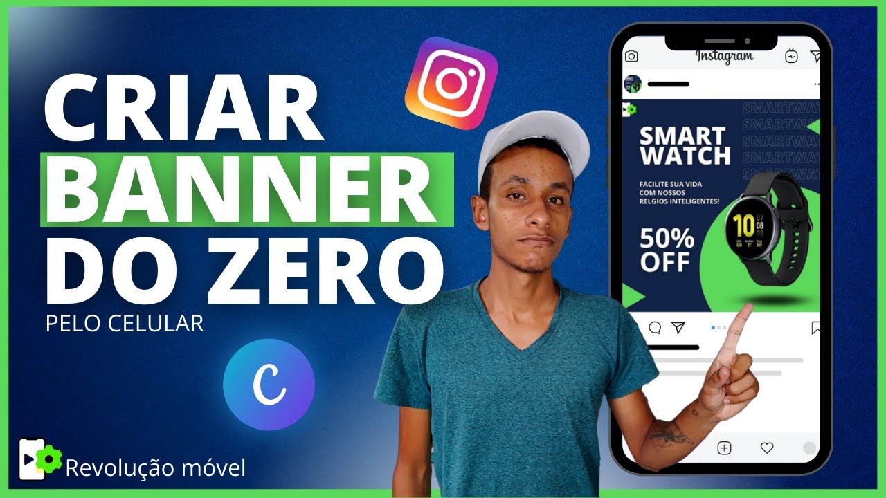 How to make a PROFESSIONAL BANNER for INSTAGRAM on Canva using your cell phone - 2025