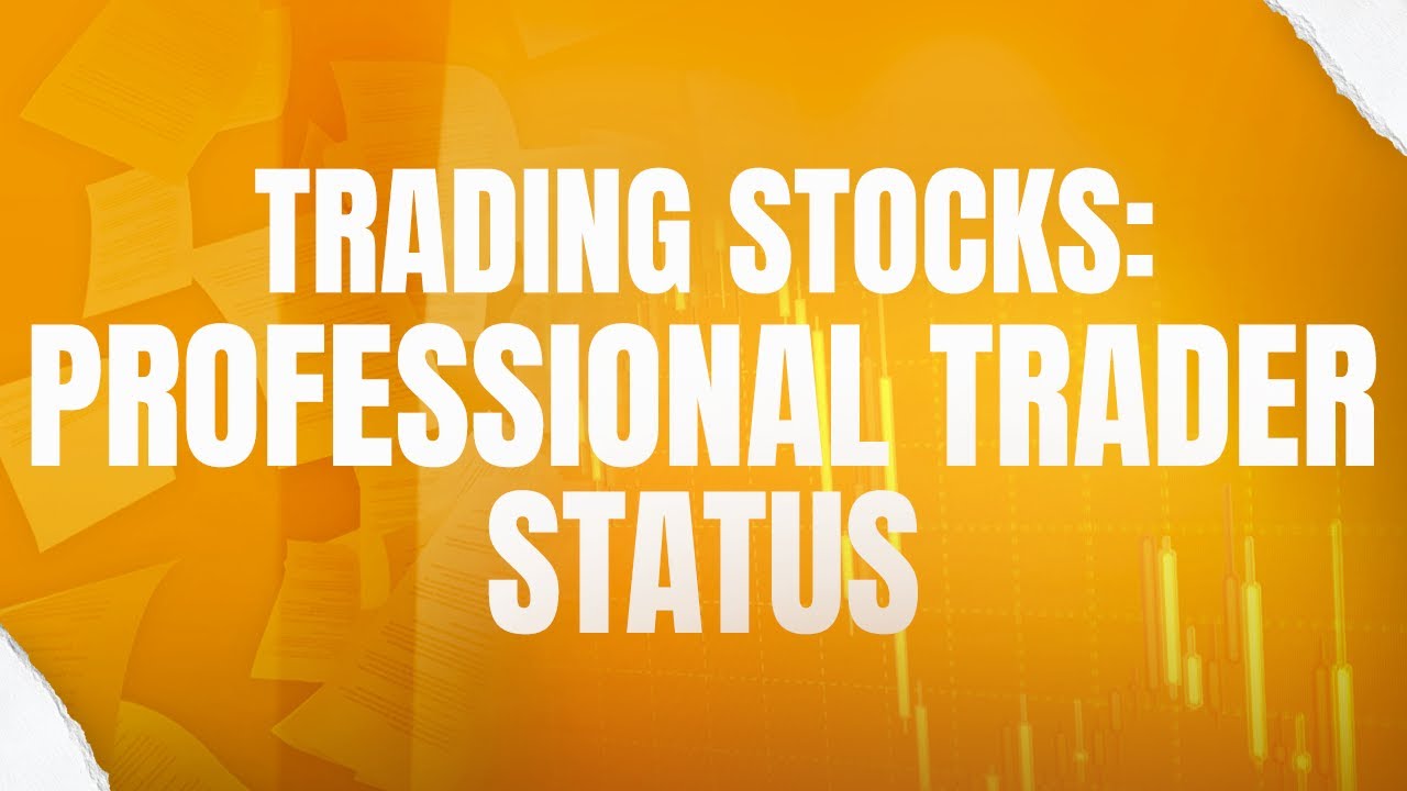 Professional Stock Trader Tax Status - Incite Tax
