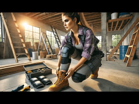 🛠️ NoCry Professional Construction Knee Pads for Men and Women | Best Construction Knee Pad 🔨