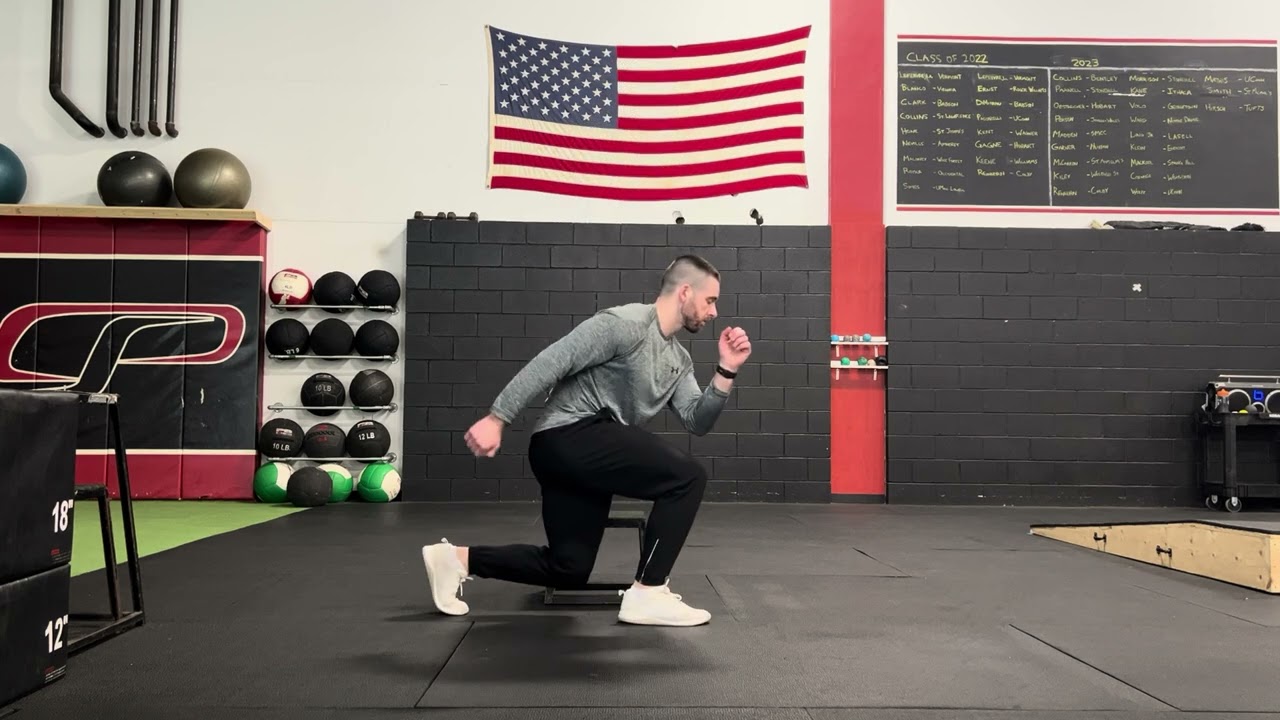 Split squat depth drop