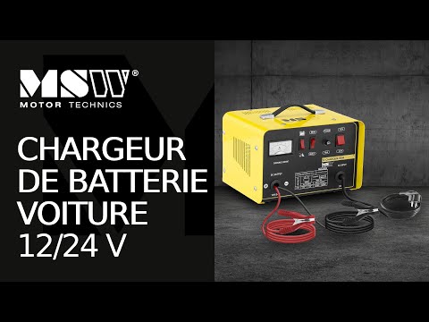 Chargeur de batterie voiture MSW Motor Technics S-CHARGER-50A | Présentation du produit