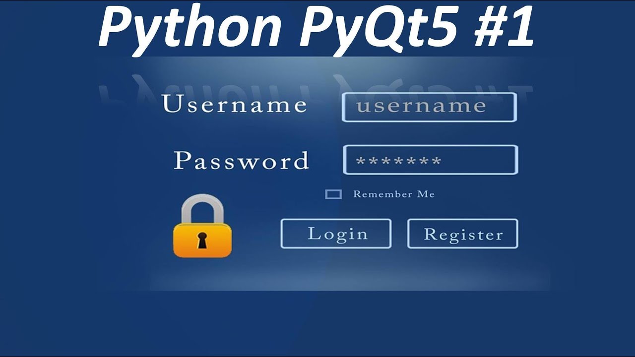 How to create GUI in Python || PyQt5 : #1