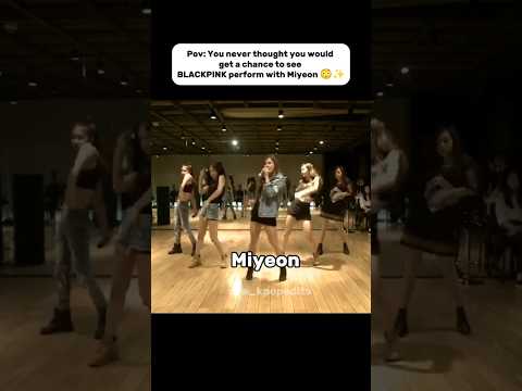 Miyeon performance with BLACKPINK predebut clip #blackpink