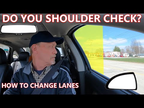 How To Shoulder Check And Safely Change Lanes! When Should You Shoulder Check??