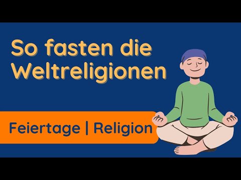 Fastenzeit ✅ 5 Weltreligionen | Vergleich