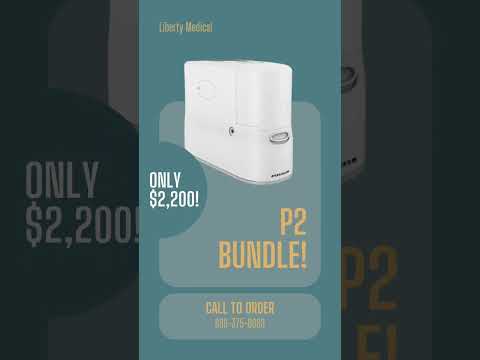 Get the P2 Portable Oxygen Concentrator Bundle with everything you need for freedom on the go: 🫁 P2