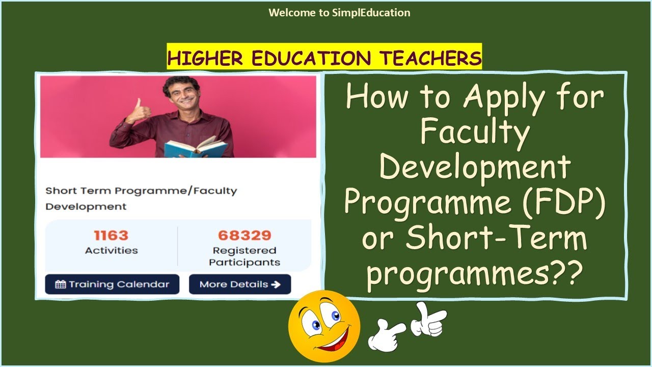 How to Apply for Faculty Development Programme (FDP) or Short Term programmes of UGC-MMTTP