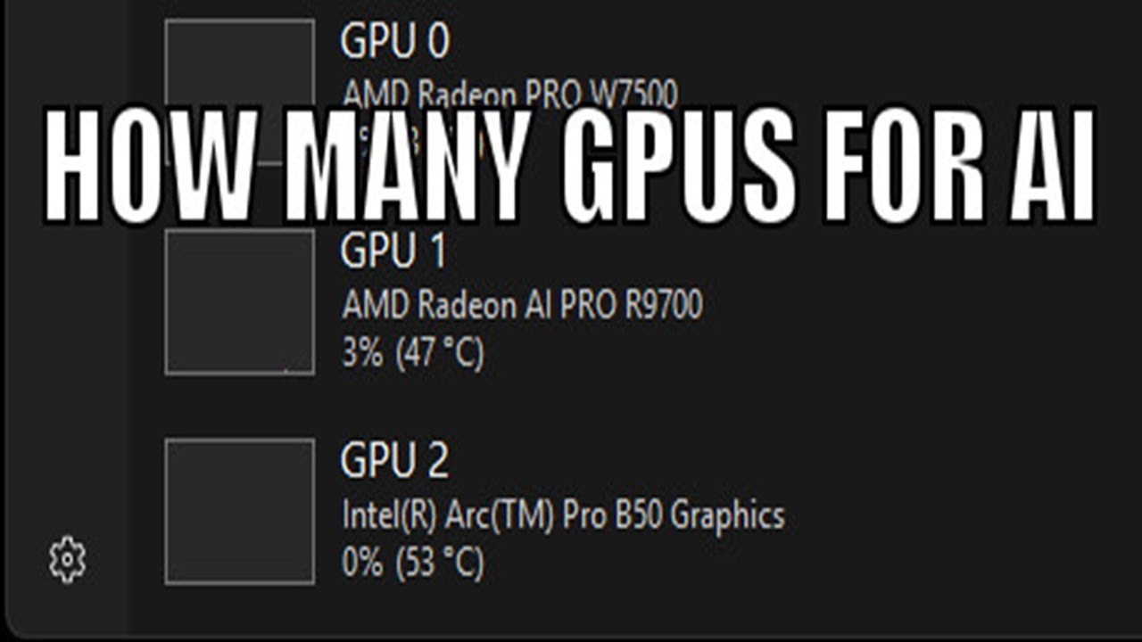 I decided to use more than one GPU for AI | mGPU LM Studio