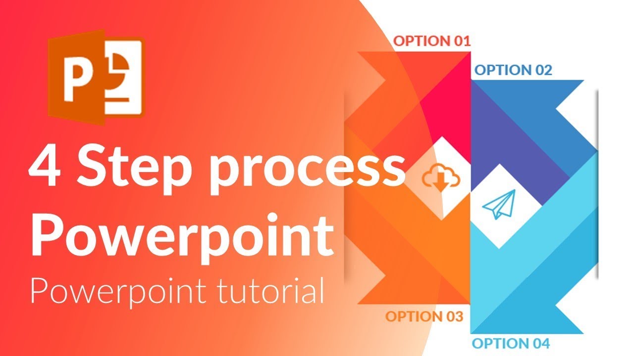 4 step process in powerpoint. Powerpoint tricks
