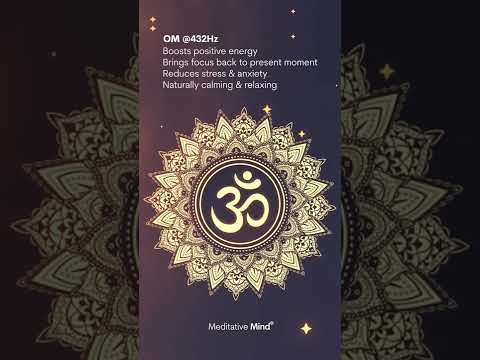 Om Chants @432Hz | Boost Positive Energy | Meditative Mind #shorts