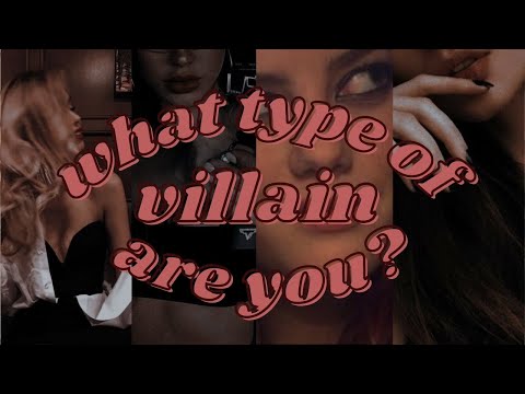 what type of villain are you? (aesthetic quiz)