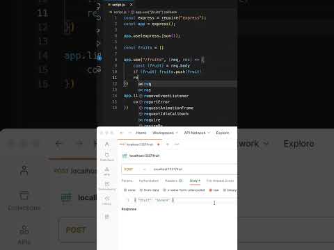 Mock POST API in node.js