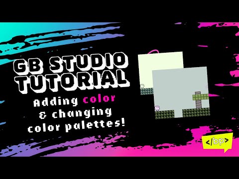 GB Studio: Adding color & changing color palettes!