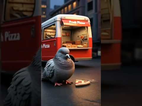 How Pigeons Helped Me Create My Dream Pizza #pigeon pizza tale #Ai #At story