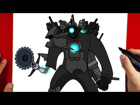 How to Draw New Upgraded TITAN CAMERAMAN Saw Hand | Skibidi Toilet 67